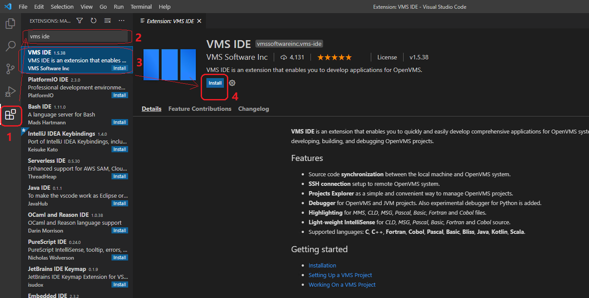 VMS IDE how to - VSI OpenVMS Wiki